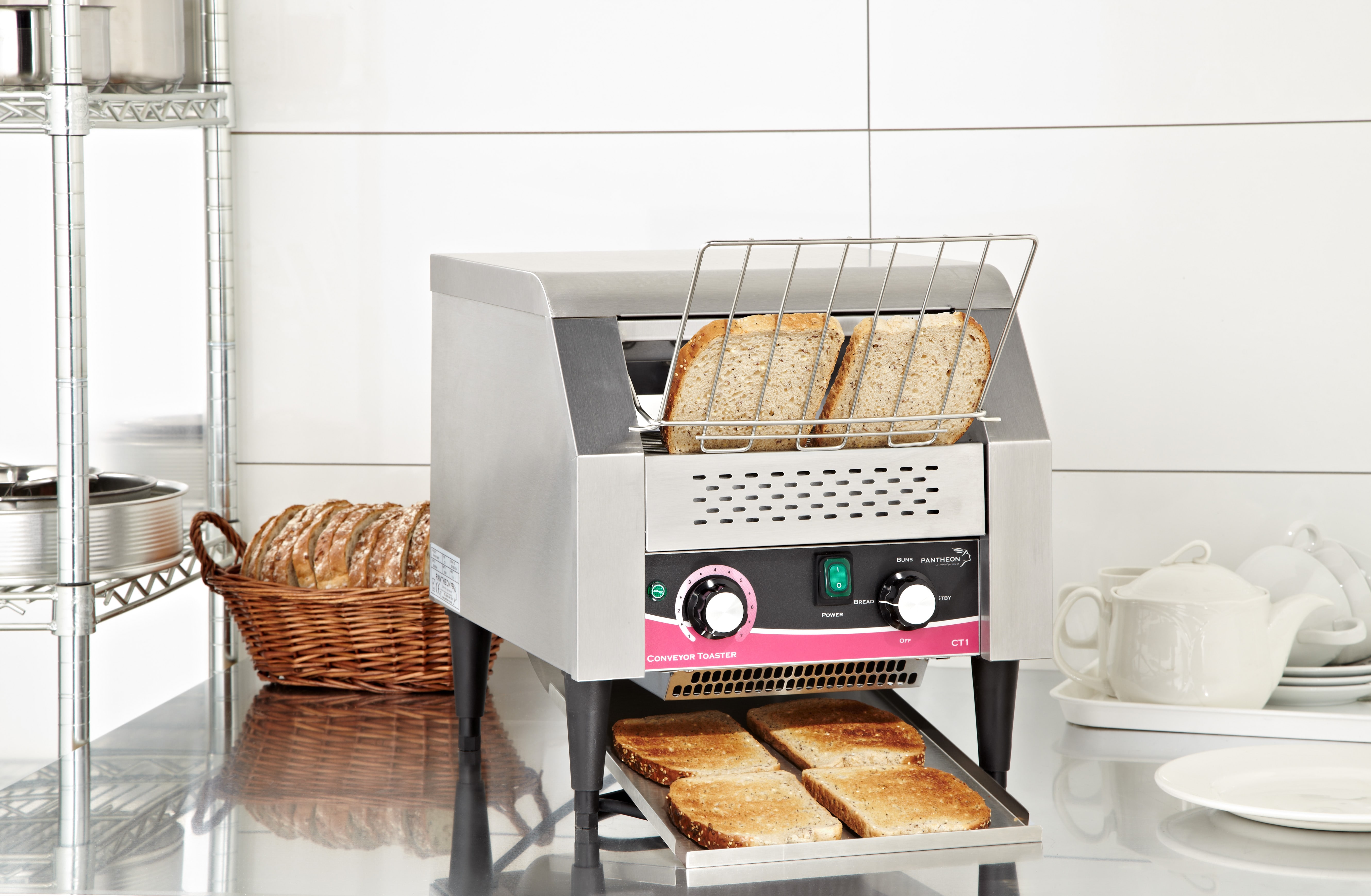 Pantheon's conveyer toaster for high volume applications - Foodservice ...